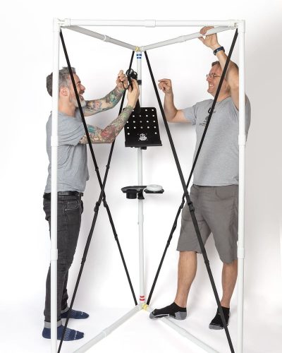 Vocal Tri-Booth - Portable and Customizable Mobile Recording Studio